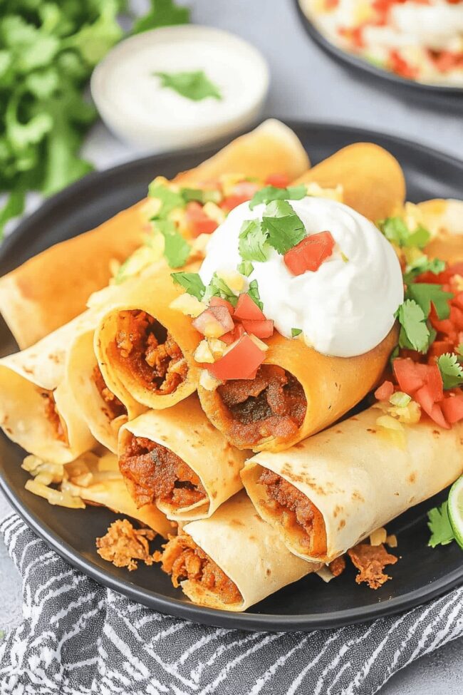 Crispy Golden Chicken Flautas Recipe: Fiesta in Every Bite - Good ...