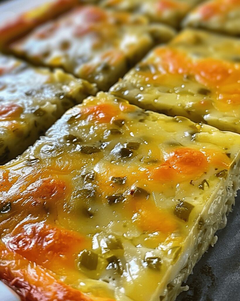 Zesty Green Chile Cheese Squares Recipe for Snack Lovers - Good Tasting ...