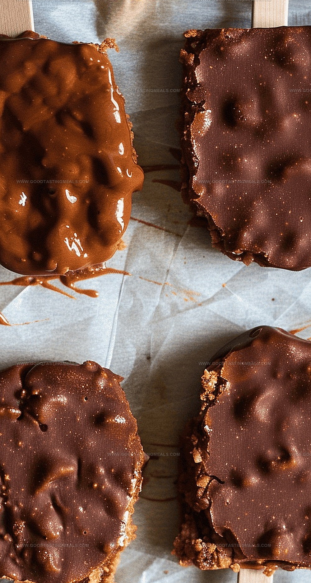 Frosty Homemade Buster Bars Recipe for Sweet Tooth Joy - Good Tasting Meals