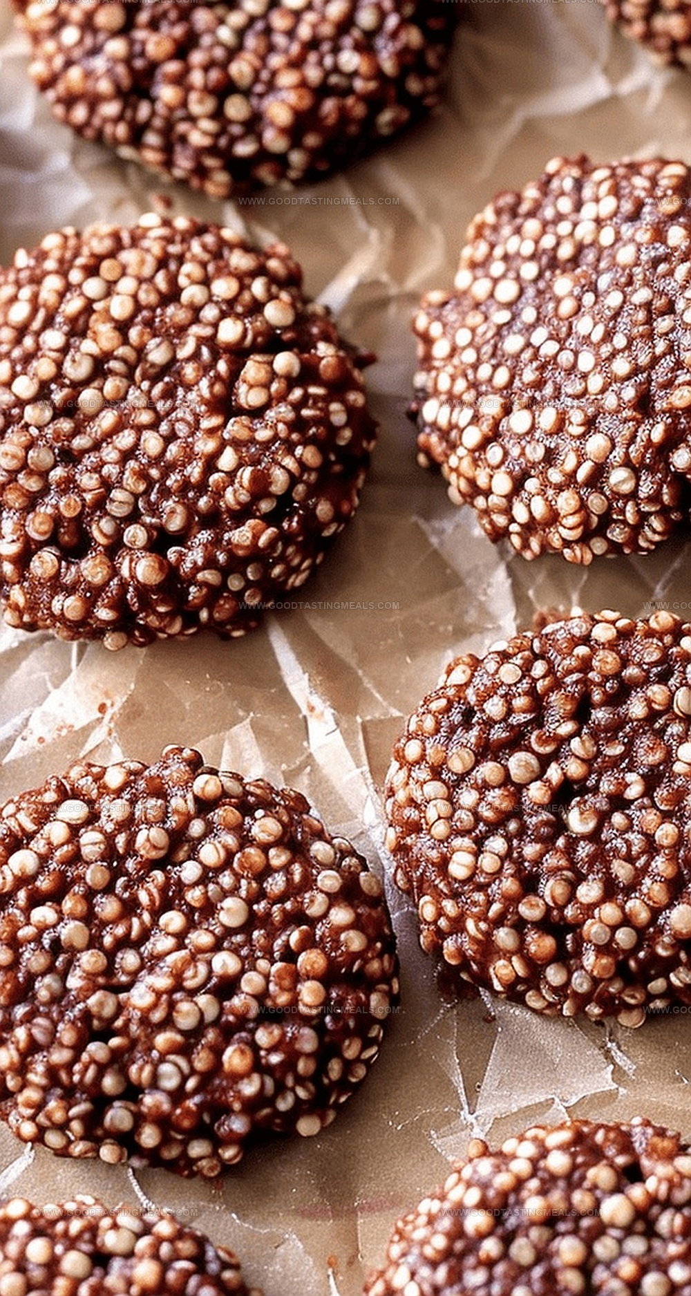 Golden Crunchy Quinoa Cacao Cookies Recipe (No-Bake Joy) - Good Tasting ...