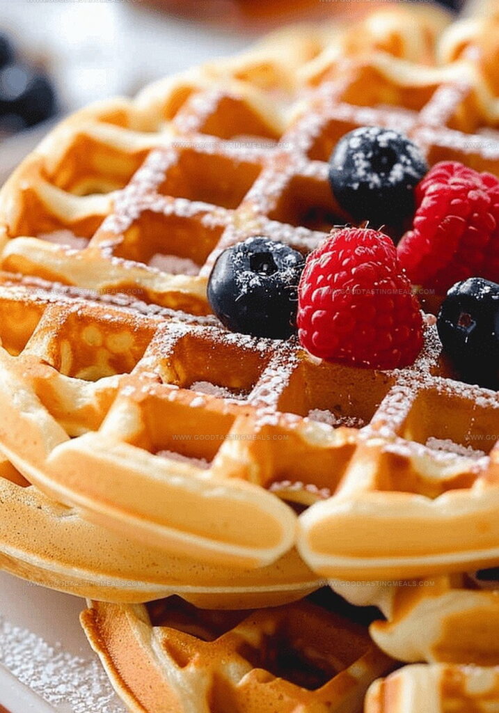 Fluffy Club Soda Waffles Recipe: Light & Crispy Morning Magic - Good Tasting Meals