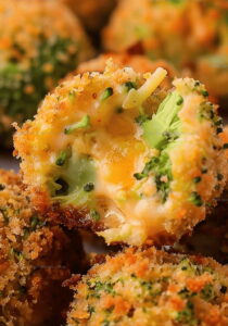 The Crunchiest Cheesy Fried Broccoli Bites Recipe Ever - Good Tasting Meals