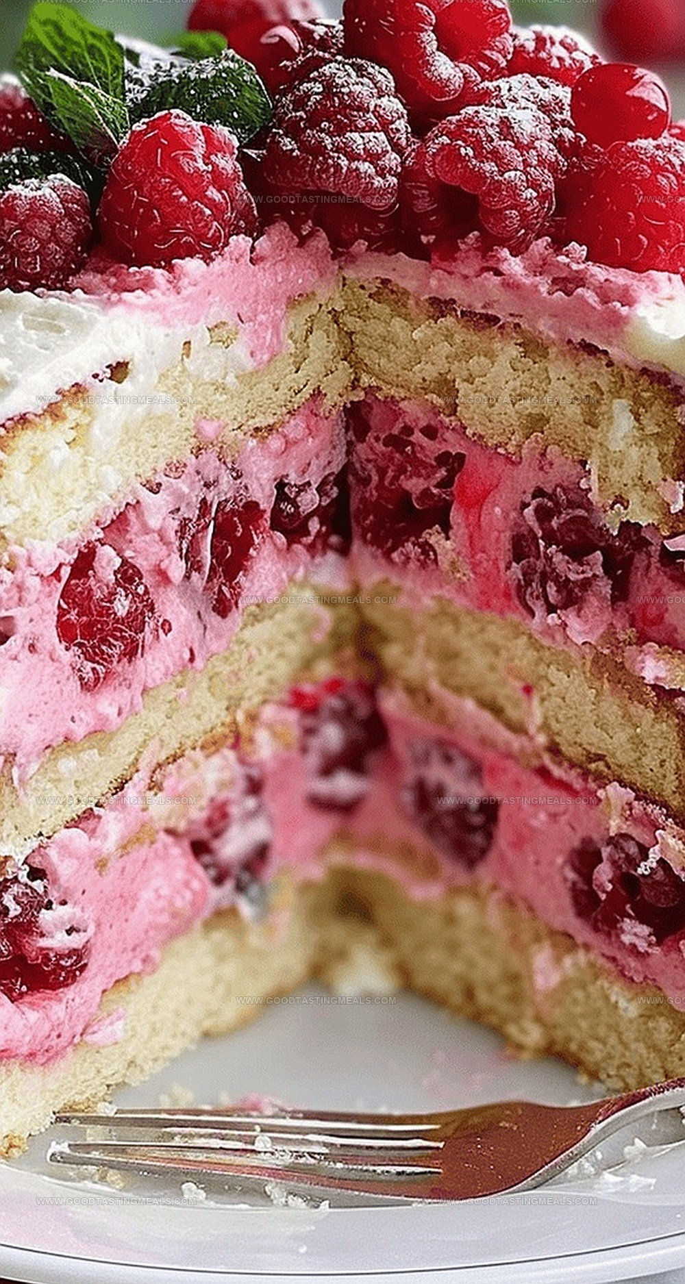 Whipped Raspberry Cream Cake Recipe with Dreamy Berry Layers - Good ...