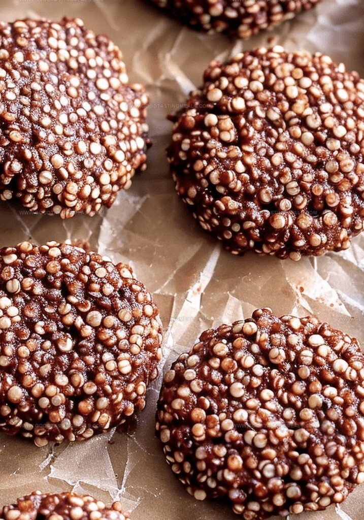 Golden Crunchy Quinoa Cacao Cookies Recipe (No-Bake Joy) - Good Tasting ...