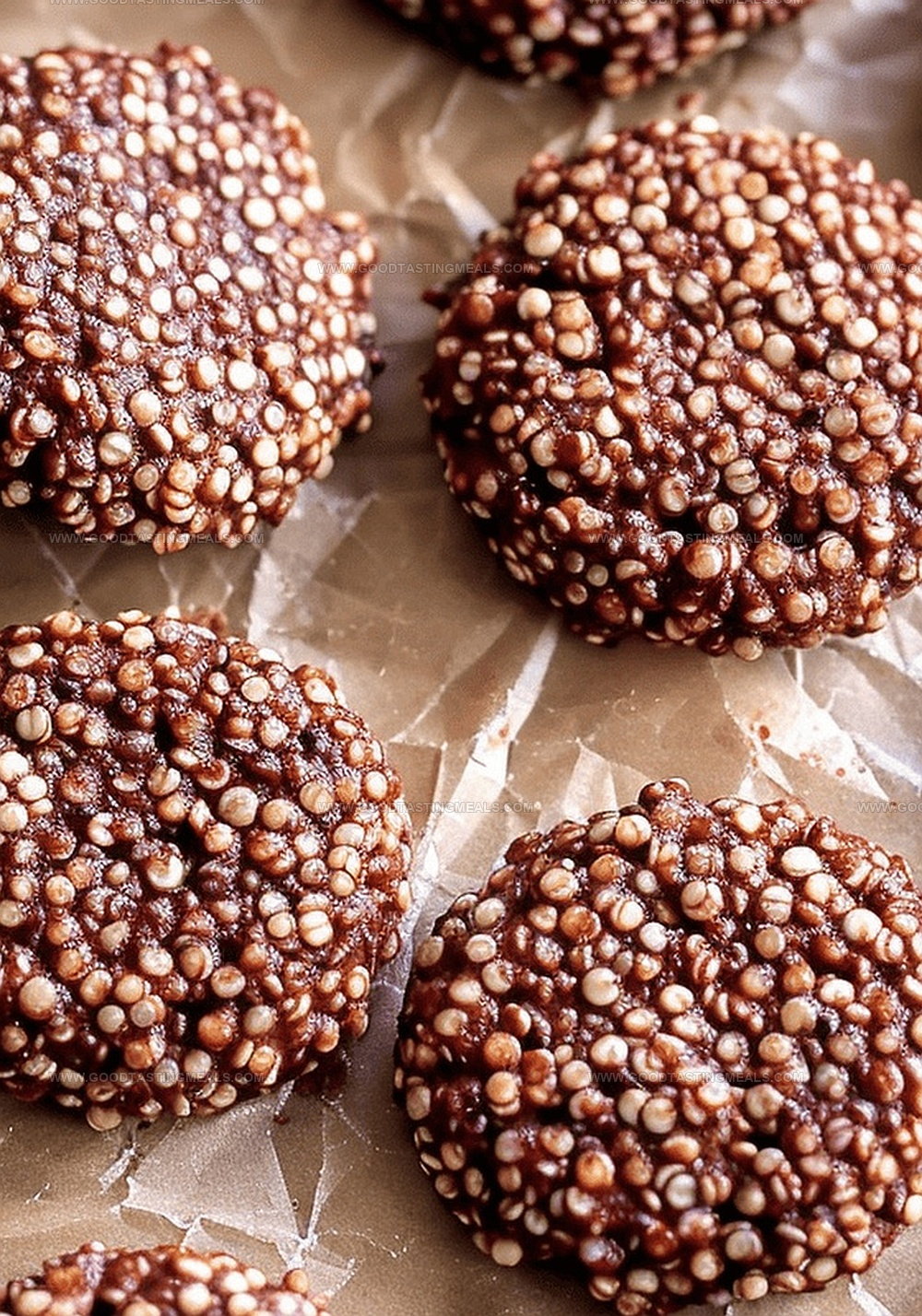 Golden Crunchy Quinoa Cacao Cookies Recipe (No-Bake Joy) - Good Tasting ...