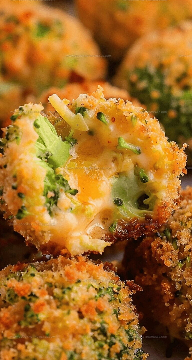 The Crunchiest Cheesy Fried Broccoli Bites Recipe Ever - Good Tasting Meals